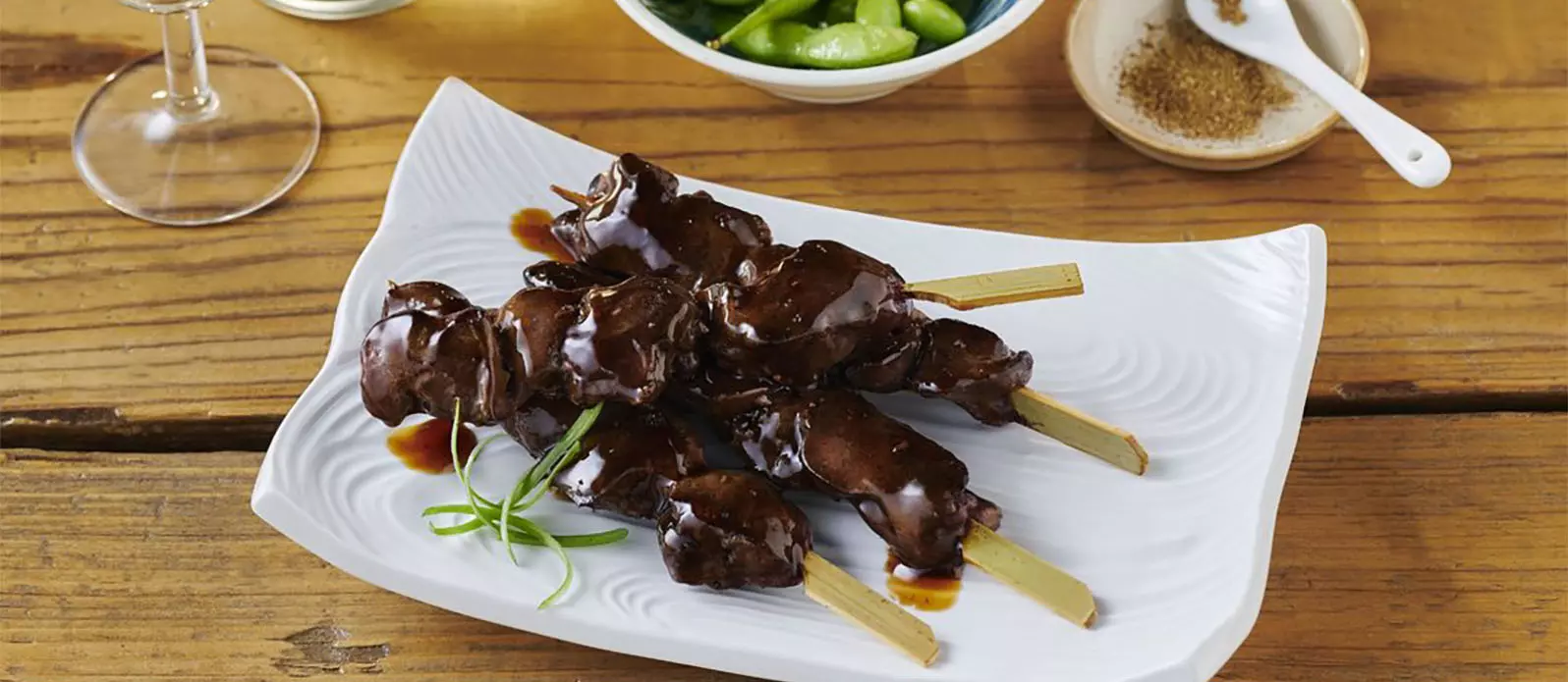 Kyllinglever grillet på spyd | Kikkoman