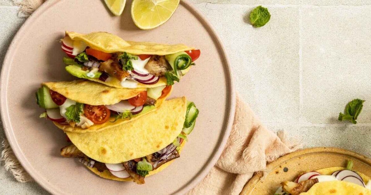 Enkel fisketaco med sprø grønnsaker | Kikkoman